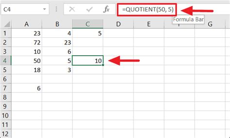 How To Divide In Excel