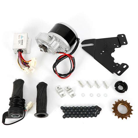Buy Cutycaty Inch Electric Bicycle Diy Kit V W Dc Wheel Motor Conversion Chain Kit