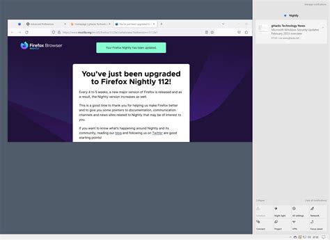 Firefox Gets Native Windows Notifications Support Ghacks Tech News
