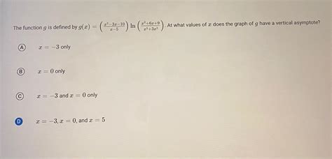 Solved The Function G Is Defined By Chegg