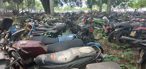 Patios del tránsito en Palmira Plazo para el retiro de motos inmovilizadas