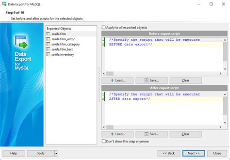 Data Export For Mysql Sqlmanager