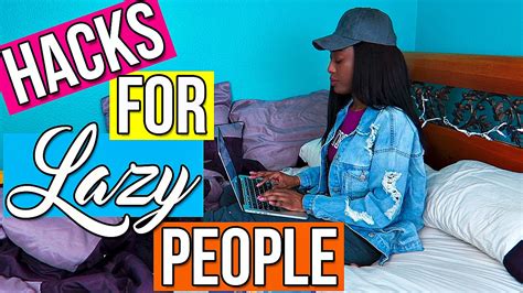 Life Hacks For Lazy People How To Be Productive 2017 Youtube