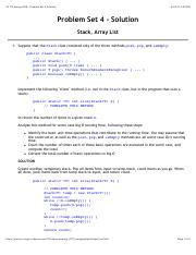 CS 112 Spring 2016 Problem Set 4 Solution CS 112 Spring 2016