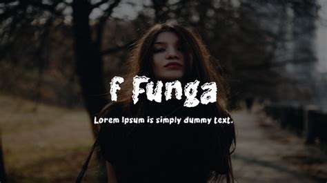 F Funga Font Download Free For Desktop And Webfont