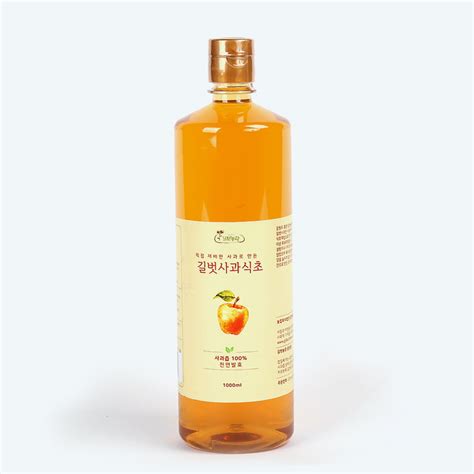 애플사이다비니거 물을섞지않은 천연발효 사과초모식초 1000ml 애사비 길벗사이더하우스