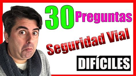 Las 30 Preguntas MÁS DIFÍCILES del Examen de la DGT Aprobado Seguro