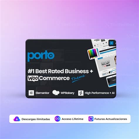 Porto Multipurpose WooCommerce Theme The Toolbox GPL Club