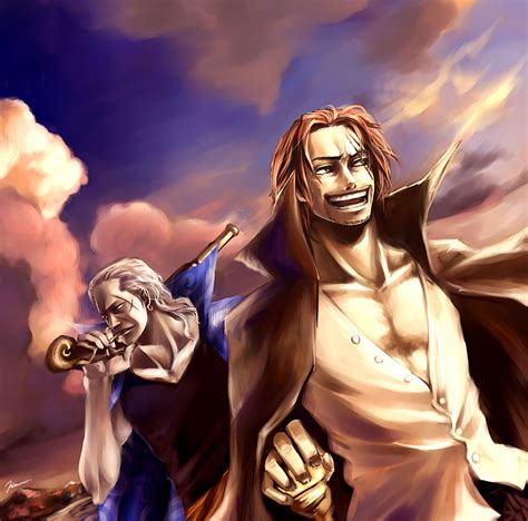 Shanks And Benn Beckman One Piece Drawn By Kamuna Z Danbooru