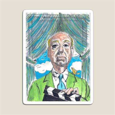 Alfred Hitchcock Fan Art Redbubble Alfred Hitchcock Hitchcock Die Vögel Norman Bates North
