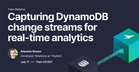 Capturing DynamoDB Change Streams For Real Time Analytics Tinybird