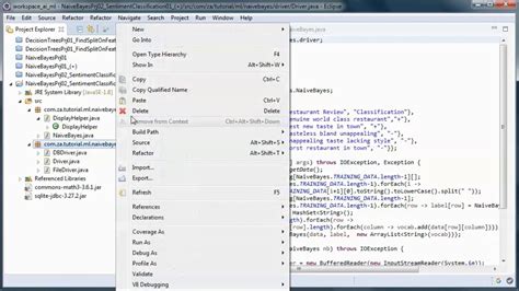 naive bayes sentiment classification java prototype project 02