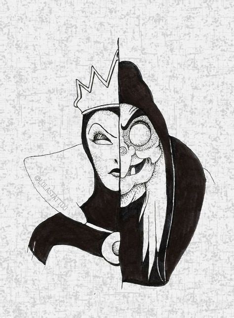 Snow White Evil Queen Drawing