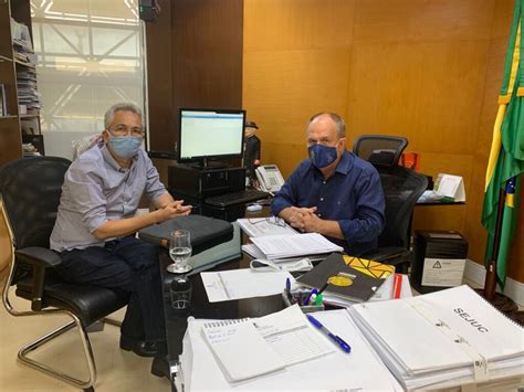 Governador Recebe Prefeito Marcos Santana E Anuncia Mais Uma Obra