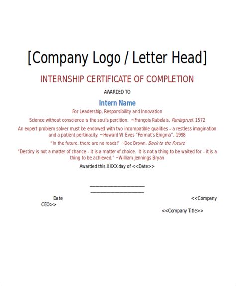 Free 35 Internship Certificate Templates Pdf Doc Ai Word