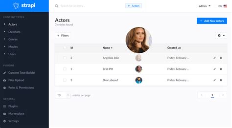 how to build a movie database and api with strapi