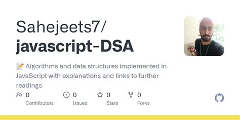 Github Sahejeets7javascript Dsa 📝 Algorithms And Data Structures