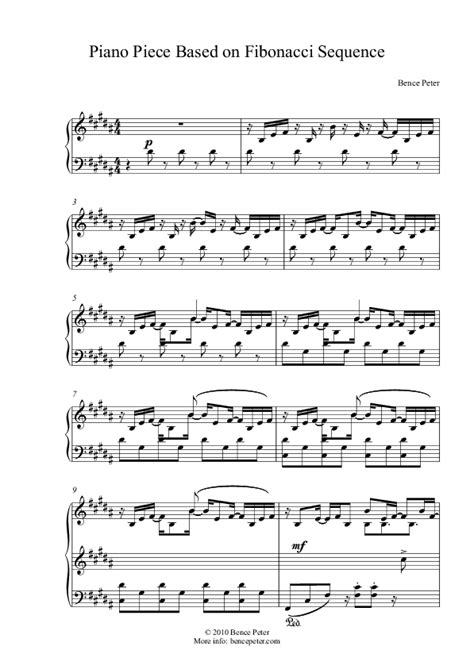 Fibonacci Sequence Music Piano At Alannah Bladen Blog