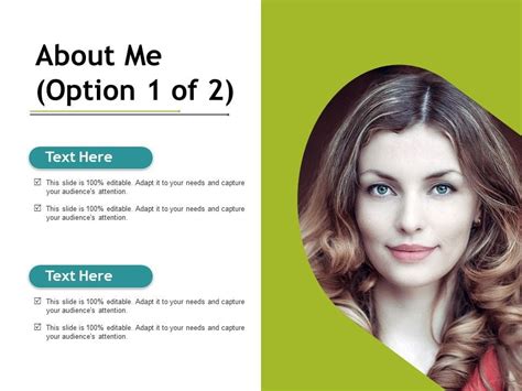 About Me Ppt Powerpoint Presentation File Gridlines