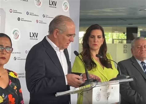 Formaliza El Pan En El Senado La Solicitud De Desaparición De Poderes
