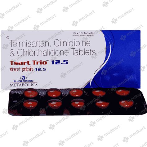 Tsart Trio 125mg Tablet 10s Price Composition And Generic