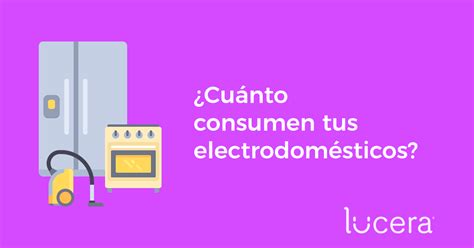 Consulta El Consumo De Los Electrodomésticos Más Comunes En Los Hogares