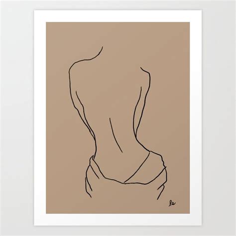 Female Curves Lounging After A Bath Art Print Female Nude Art Line