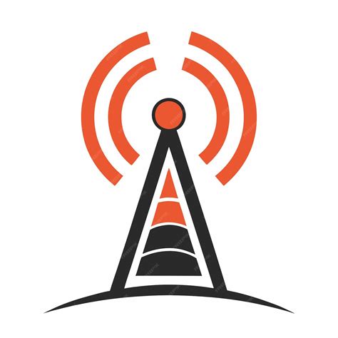 Antenna Logo Design Vector Art And Illustration Premium Ai Generated
