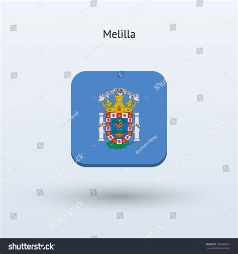 Melilla Flag Icon See Vector Version Stock Illustration 164486621