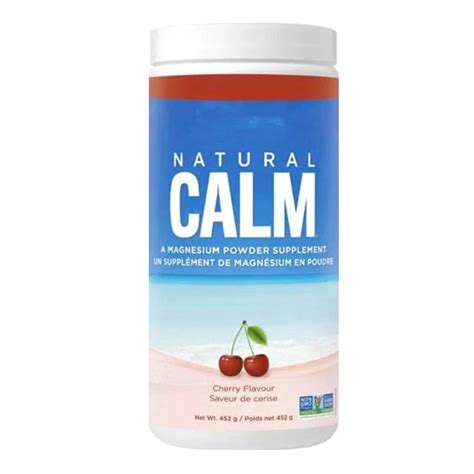 Natural Calm Magnesium Citrate Cherry 452g Dicarm