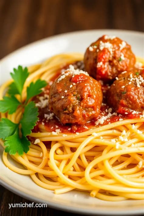Ultimate Comfort Cook Spaghetti With Flavorful Meatballs