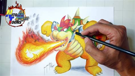 COMO DIBUJAR A BOWSER SUPER SMASH BROS How To Draw Bowser 60 OFF