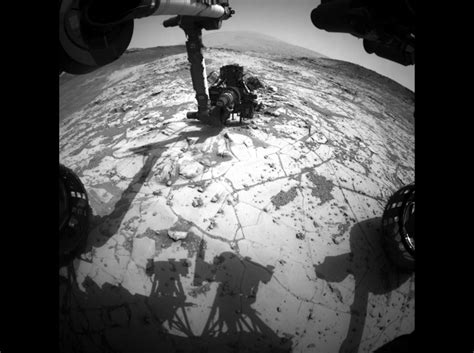 Nasas Mars Curiosity Rover Set To Drill Into Mineral Crystal Rock On