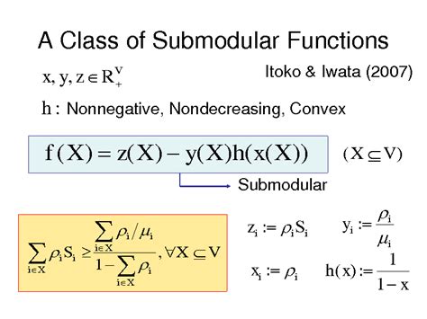 Submodular Optimization And Approximation Algorithms Satoru Iwata Mlss 2012 Kyoto Slides