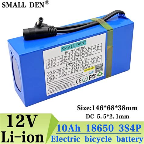 Bateria De L Tio Recarreg Vel BMS 12 6V Carregador Para Pesca