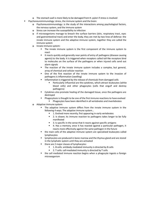 Biopsychology Notes For Test 2 Psyc 304 Brain And Behaviour Ubc Thinkswap