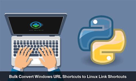 bulk convert windows url shortcuts to linux link shortcuts jmoorewv