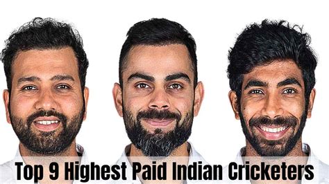 Top 9 Highest Paid Indian Cricketers Indias Cricket Superstars And Their Annual Salary