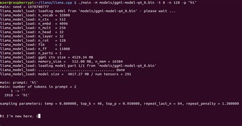 Raspberry Pi 4 4GB Issue 58 Ggml Org Llama Cpp GitHub