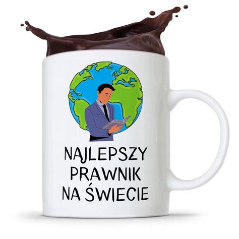 KUBEK DLA PRAWNIKA MECENASA NAJLEPSZ NA ŚWIECIE z Nadrukiem ze Zdjęciem PoliDraw Sklep EMPIK