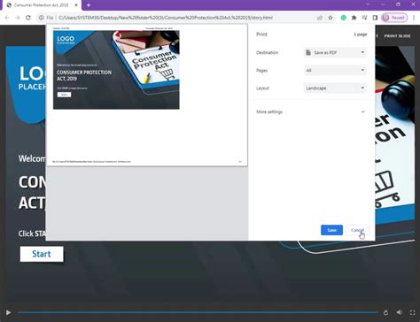 how to add a print slide trigger in articulate storyline 360 building