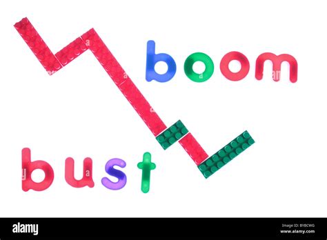 Building Block Stock Market Graph Stock Photo Alamy