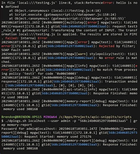 Grep Datapower Logs From The Cli Lightweight Cli Tool For Fetching And By Brendon Stephens