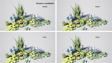 3d Model Stylized Grass Pack Vr Ar Low Poly Cgtrader