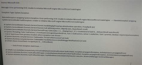 Microsoft OCR Engine Not Working Help UiPath Community Forum