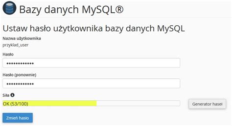 Jak Zmienić Hasło Do Użytkownika Bazy Mysql Proserwerpl Centrum