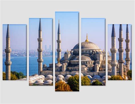 Картина от платно Джамия Султан Ахмед с безплатна доставка Multicanvas