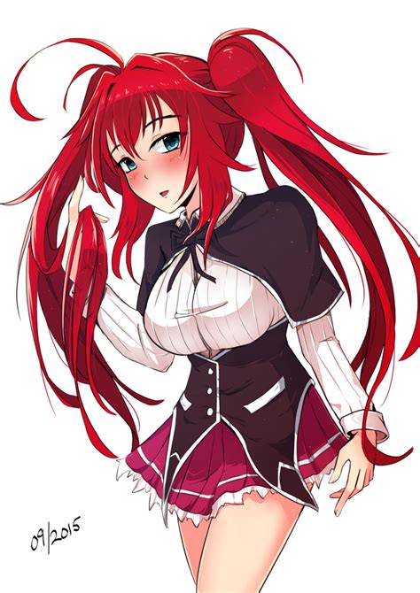 Rias Gremory High School Dxd Drawn By Yokurayukilina Danbooru