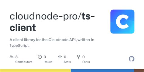 GitHub Cloudnode Pro Ts Client A Client SDK For The Cloudnode API Written In TypeScript
