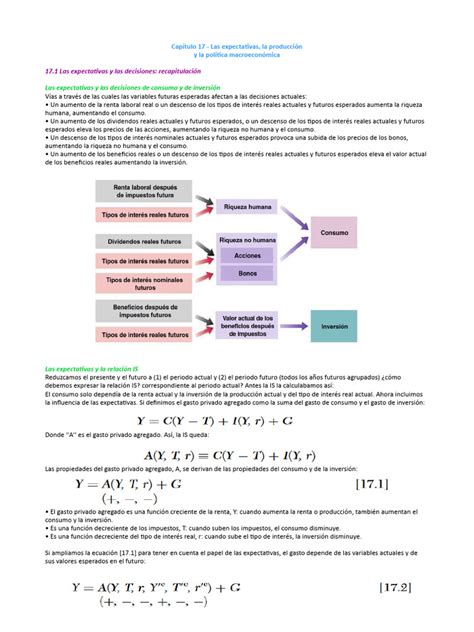 Resumen Blanchard Capítulo 17 Pdf La Política Monetaria Inflación